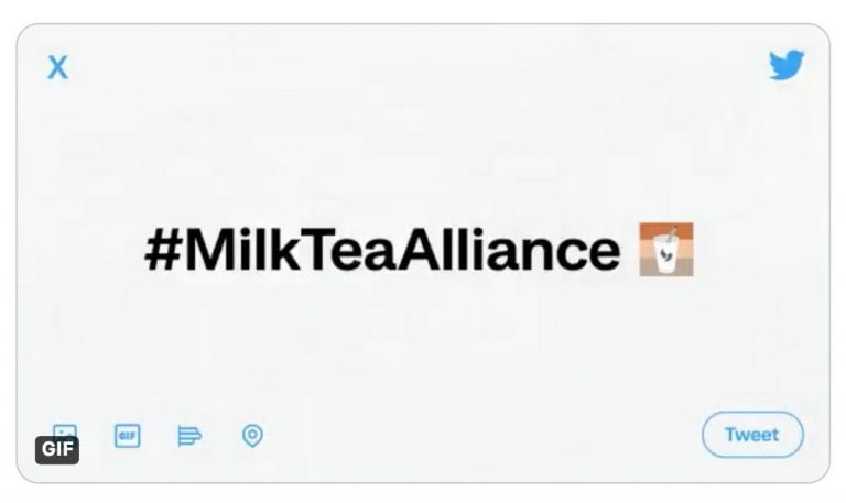New Twitter Emoji #MilkTeaAlliance | bc magazine